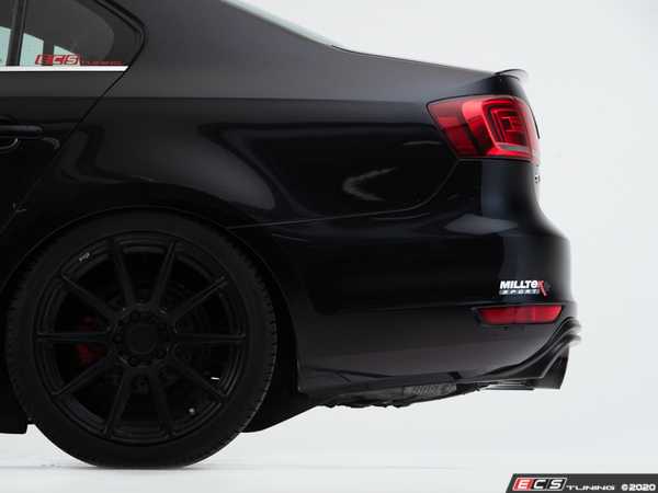 ECS - 007186LA01-02KT - MK6 Jetta GLI Rear Diffuser - Textured Black