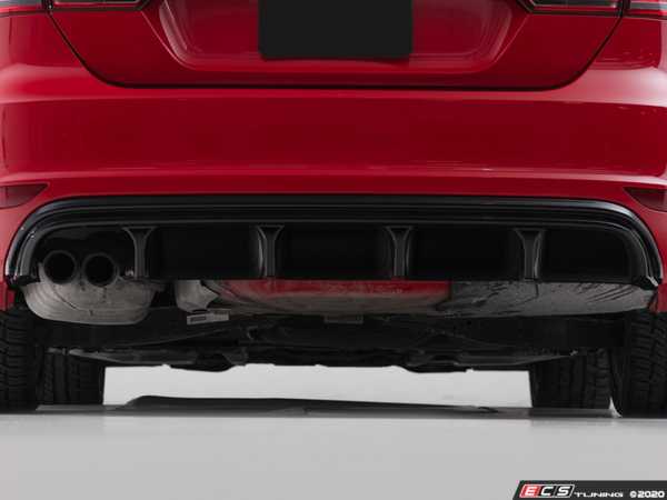 ECS - 007186la01-01KT - MK6 Jetta GLI Rear Diffuser - Gloss Black