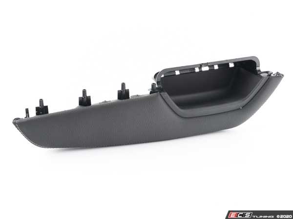 Genuine BMW - 51417250825 - Armrest - Front, Left, Black (51-41-7-250-825)