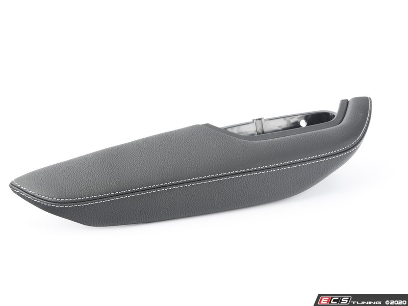 Genuine BMW - 51417250825 - Armrest - Front, Left, Black (51-41-7-250-825)