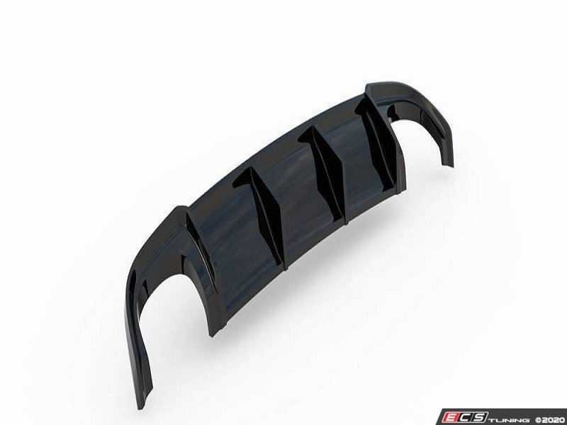 Maxton Design - AU-RS4-B7-RS1G - Rear Diffuser - Gloss Black