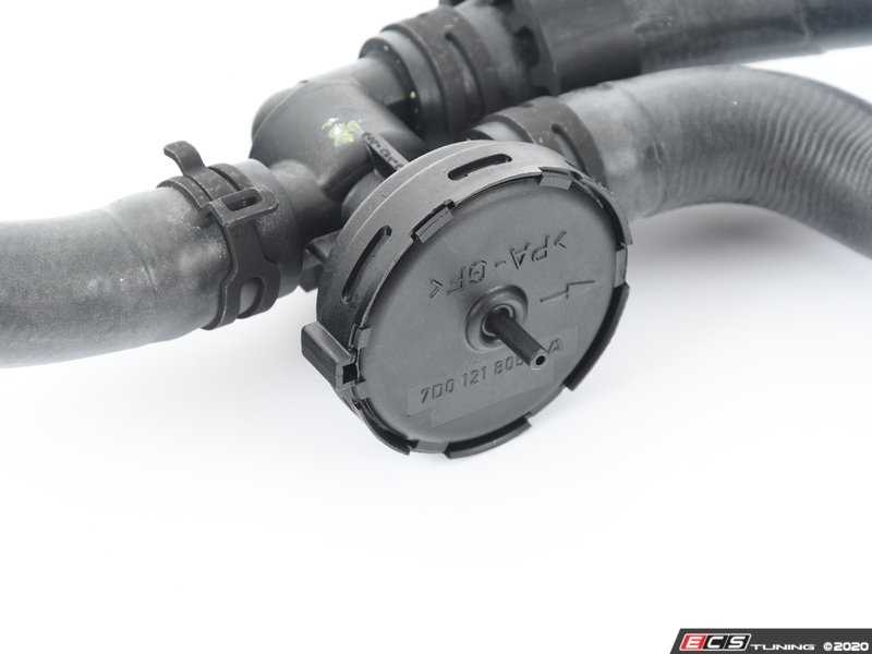 Genuine Volkswagen Audi - 7P0122073B - Coolant Hose With Valve (7P0 122 ...