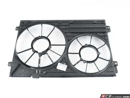 Genuine Volkswagen Audi - 1K0121205AJ - Dual Fan Cowl - Satin Black ...