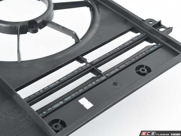 Genuine Volkswagen Audi - 1K0121205AJ - Dual Fan Cowl - Satin Black ...