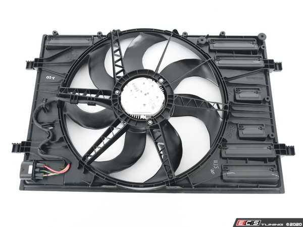 Genuine Volkswagen Audi - 5QM121203H - Auxiliary Fan Assembly - 445mm ...