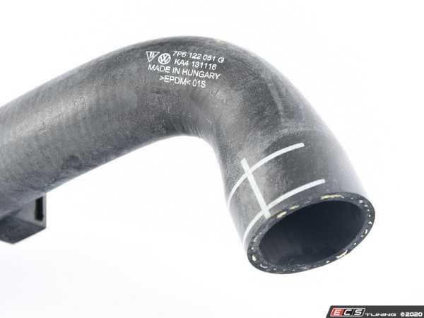 Genuine Volkswagen Audi - 7P6122051G - WATER HOSE (7P6 122 051 G)