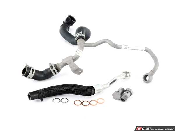 Assembled By ECS - 11537567849KT1 - Turbo Coolant Line Kit