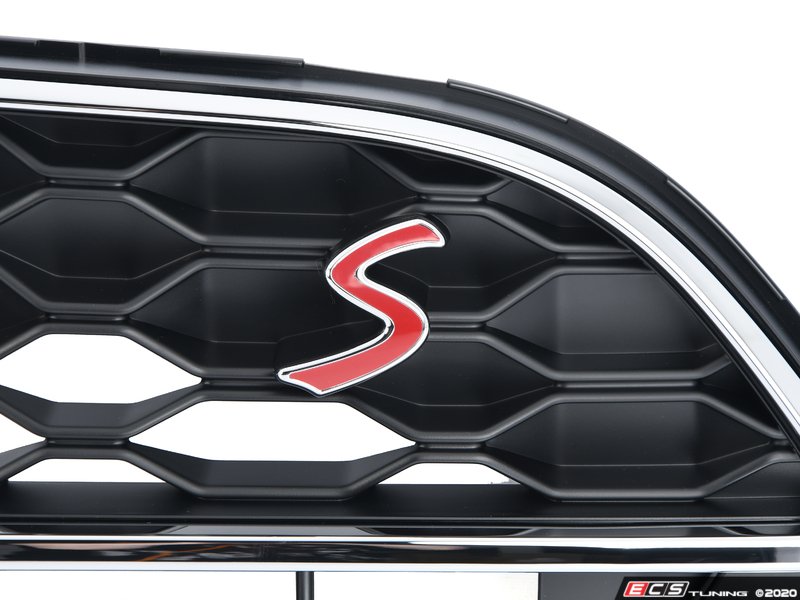 Genuine MINI - 51135A1A140 - F60 LCI Hood Grille Cooper S - Chrome (51 ...