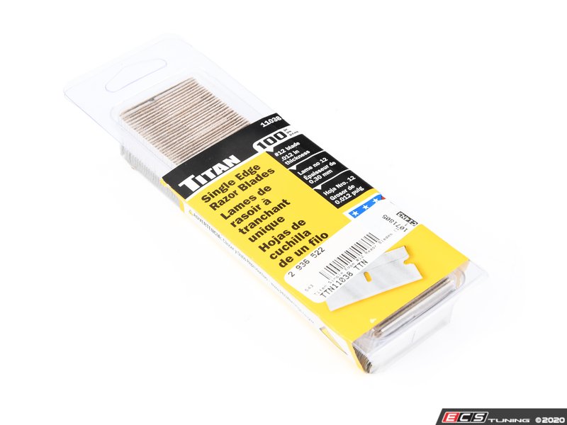 Titan - TTN11038 - Titan Single Edge #12 Razor Blades (100-Piece) Titan ...