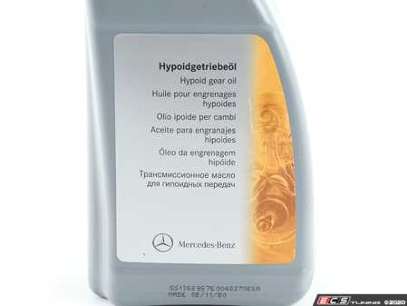 Genuine Mercedes Benz - 001989880309 - HYPOID GEAR OIL