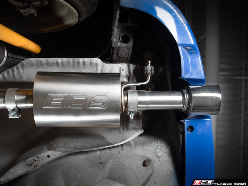 ECS - 013940LA05 - MK4 Jetta GLI 1.8T Performance Catback Exhaust System