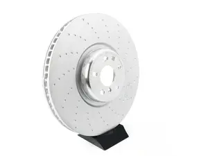 Genuine BMW - 34106887657 - Brake Disc Ventil.W.Punched Holes Fr.Le ...