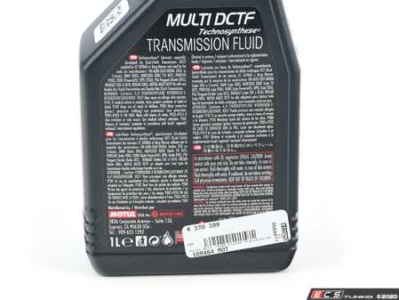 Motul - 109464 - Multi DCTF (Dual Clutch Transmission Fluid) - 1 Liter