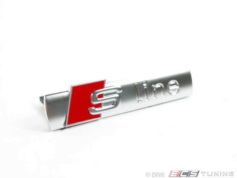 Genuine Volkswagen Audi - 8E0853736C2ZZ - "S-line" Grille Badge ...