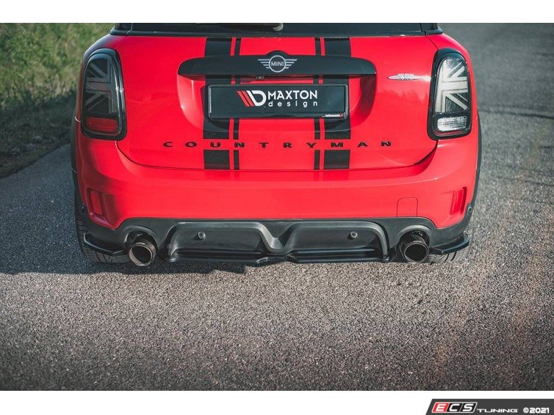 Maxton Design - MC-CO-2-JCW-RD1G - Rear Side Diffuser Center MINI ...