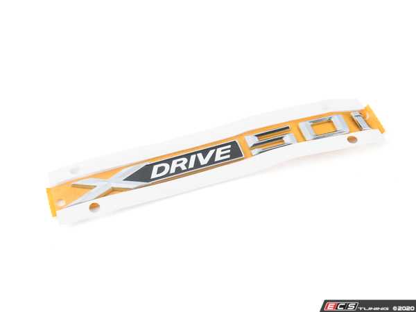 Genuine BMW - 51147362497 - Model Emblem - X Drive 50I (51-14-7-362-497)