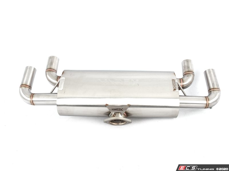 XForce - ESVW09VMKSBCBS - 3" Varex Valved Cat-Back Exhaust System - With SmartBox - MK7 Golf R