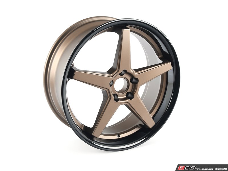 Ferrada Wheels - fr320855112401kt - 20" Ferrada FR3 Square Wheel Set - Matte Bronze with Gloss ...