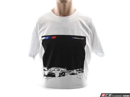 Genuine BMW - 80142461099 - BMW M MOTORSPORT T-SHIRT MEN (80-14-2-461-099)