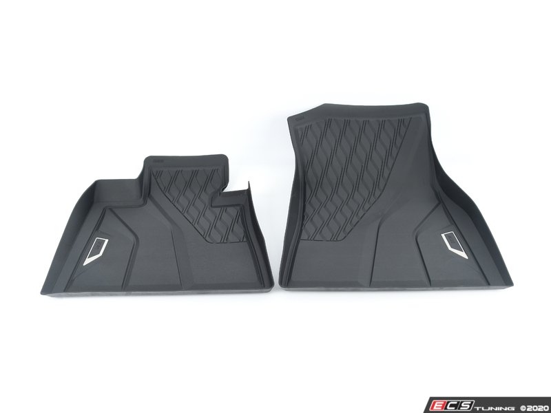 Genuine BMW - 51472458559 - Front Rubber Floor Mat Set - Black (51-47-2 ...