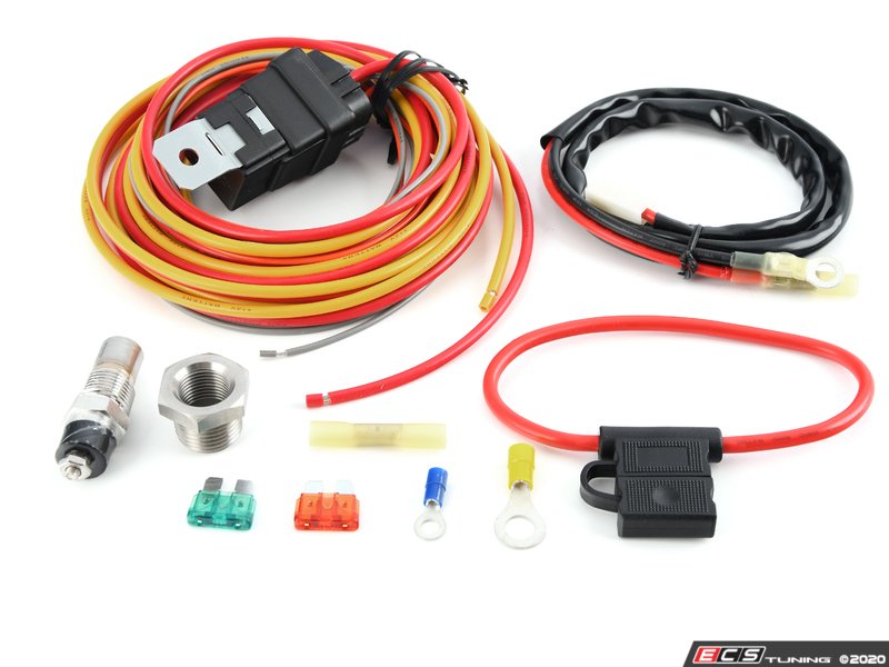 Spal - 185FH - Spal Electric Fan Harness with Relay - 185 Degree