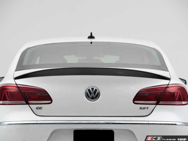 ECS - 013939LA01 - VW CC Gloss Black Trunk Spoiler