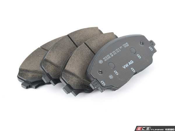 Genuine Volkswagen Audi - 3QF698151D - Front Brake Pad Set (3QF 698 151 D)