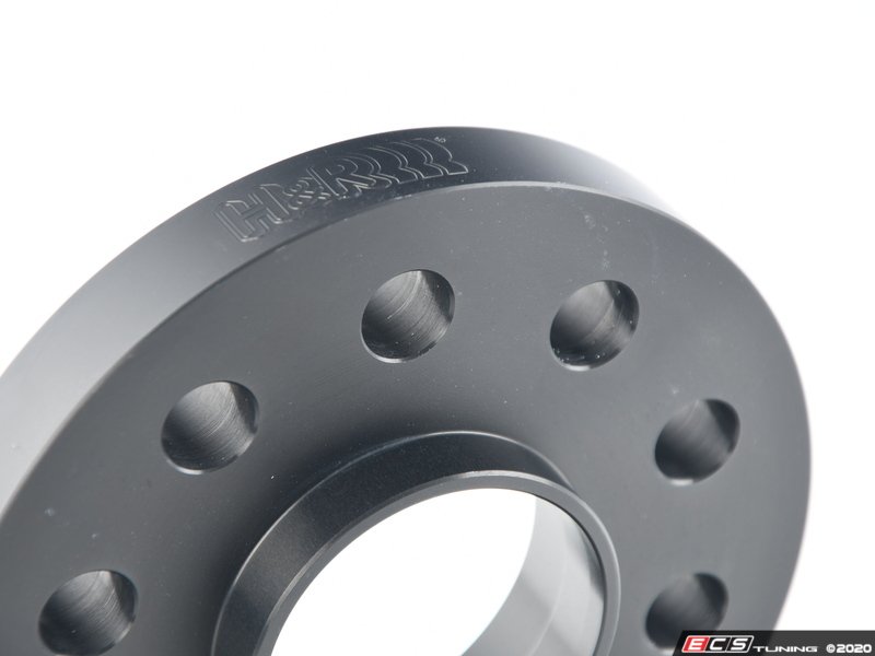 H&R - 4055664SW - 20mm DR Series Trak Wheel Spacers (Black) - Pair