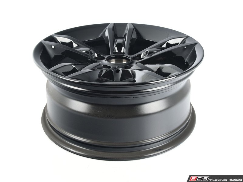 Genuine BMW - 36116867130 - LIGHT ALLOY RIM, BLACK (36-11-6-867-130)