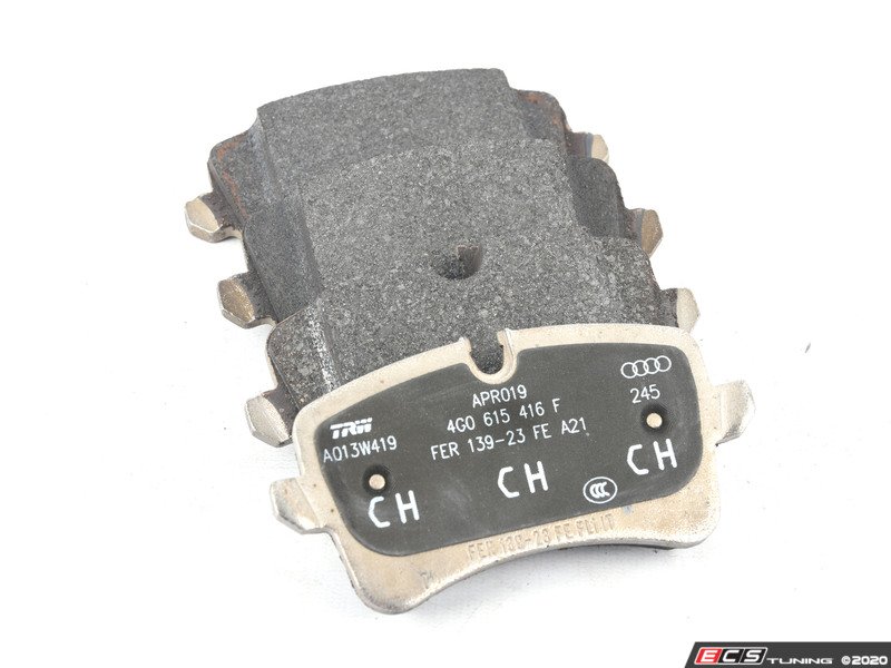 Genuine Porsche - PAB698451 - Rear Brake Pad Set