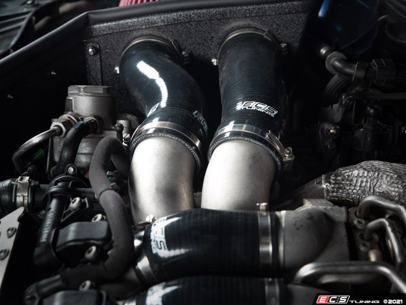 ECS - 006993LA - ECS C7 S6/S7/RS7 4.0T Upgraded Turbo Inlet Pipes