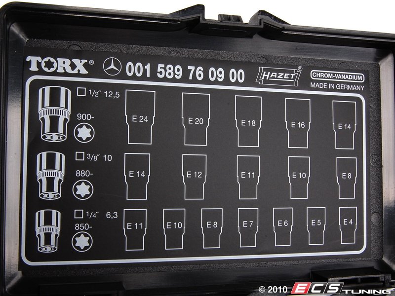 Genuine Mercedes Benz - 001589760900 - External Torx Socket Set - (NO ...