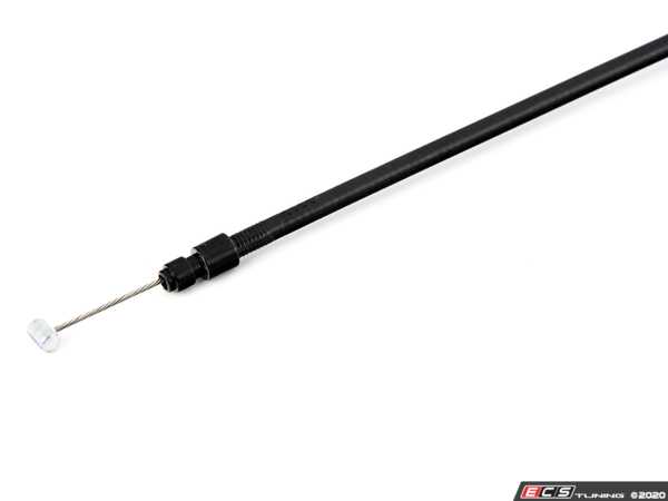 Genuine BMW - 51237313782 - Hood Release Cable - Rear (51-23-7-313-782)