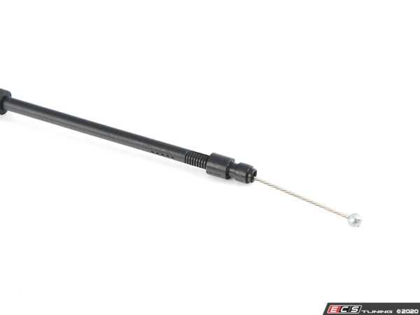 Genuine BMW - 51237313782 - Hood Release Cable - Rear (51-23-7-313-782)