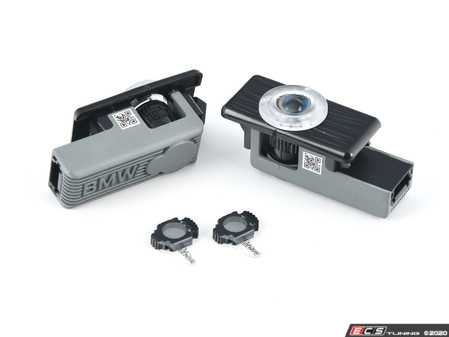 Genuine BMW - 63312463924 - BMW LED Door Light Projectors - 50mm (63-31 ...