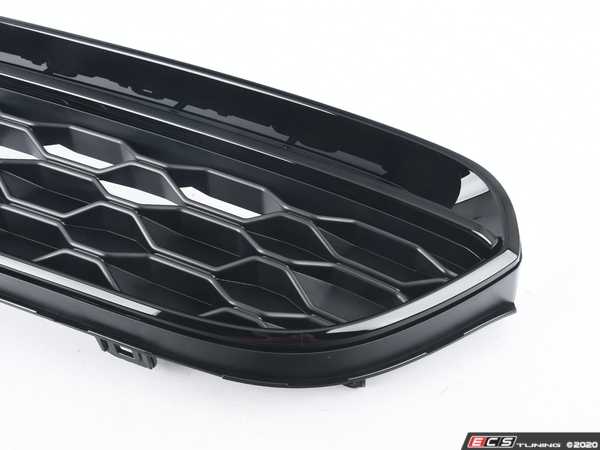 Genuine MINI - 51135A1A141 - F60 LCI Hood Grille Cooper S - Black Line ...
