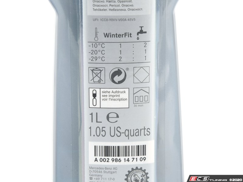 Genuine Mercedes Benz - 002986147109KT - WinterFit Windshield Washer ...