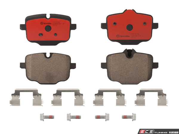 Brembo - 34216867175 - Rear Premium NAO Ceramic Brake Pad Set
