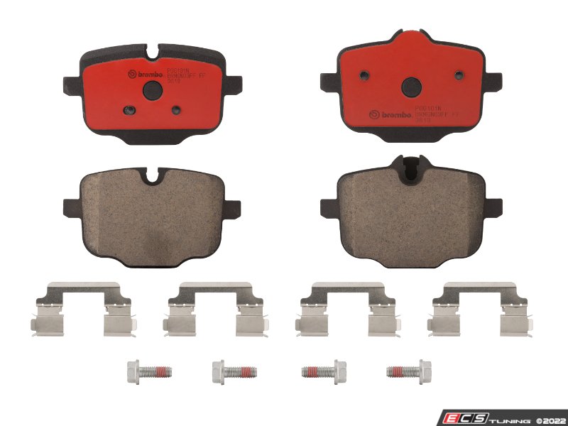 Brembo - 34216867175 - Rear Premium NAO Ceramic Brake Pad Set