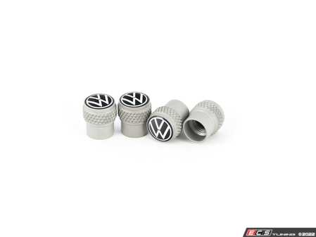 Genuine Volkswagen Audi - 000071215E - Valve Stem Cap Set - Aluminum ...