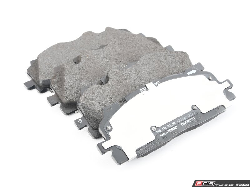 Genuine Volkswagen Audi - 8W0698151BD - Front Brake Pad Set (8W0 698 ...