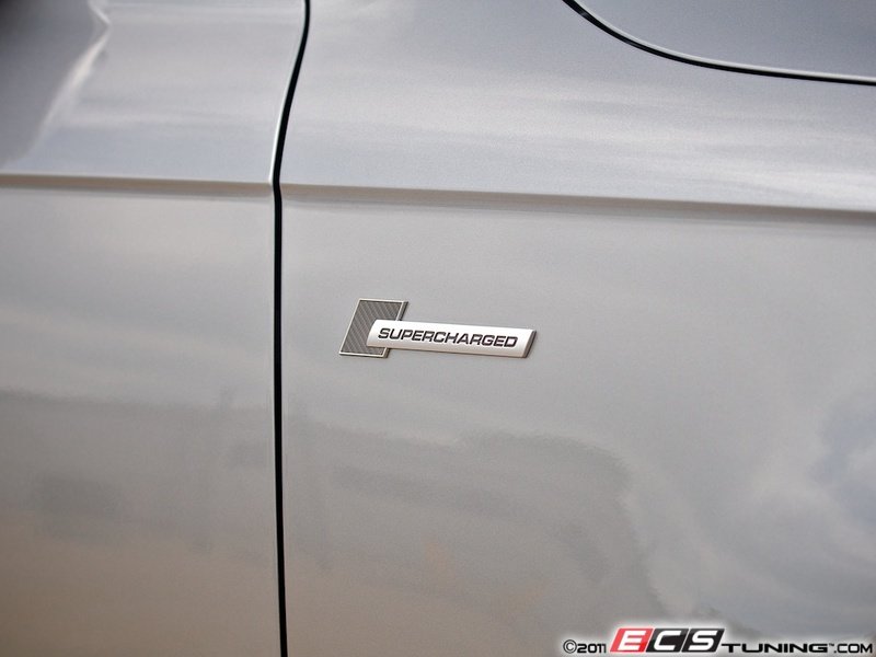 Genuine Volkswagen Audi - 4F0853601 - "Supercharged" Badge - Carbon ...