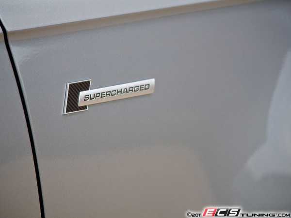 Genuine Volkswagen Audi - 4F0853601 - "Supercharged" Badge - Carbon ...