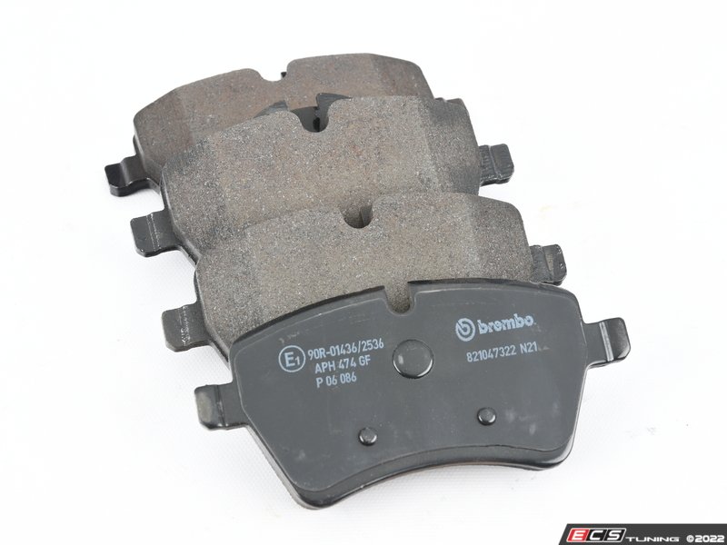Brembo - 34119804735 - Brake Pad Set - Front Premium Low-Met OE ...