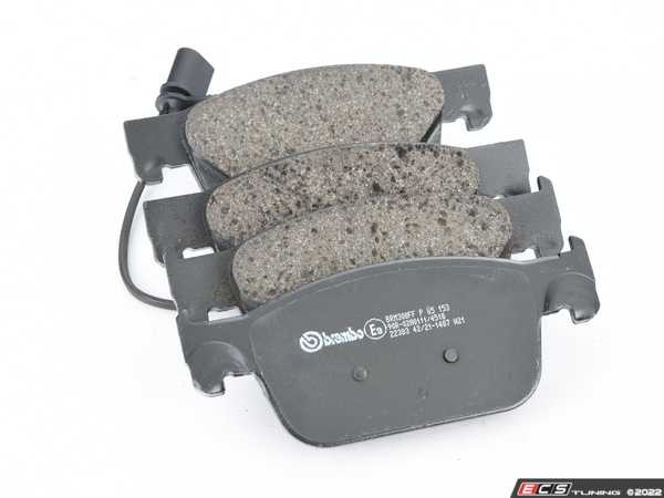 Brembo - 8W0698151AF - Premium Low-Met OE Equivalent Pad - Front