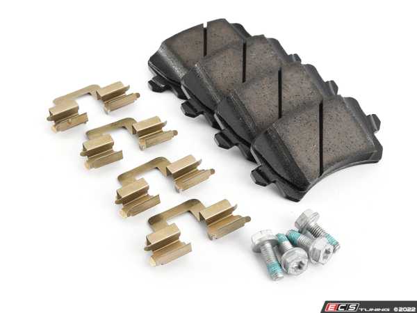 Genuine Volkswagen Audi - 3AA698451B - Rear Brake Pad Set (3AA 698 451 B)