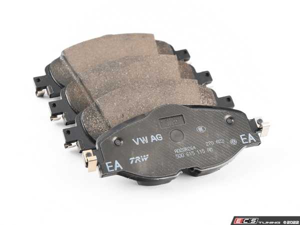 Genuine Volkswagen Audi - 5Q0698151S - Front Brake Pad Set (5Q0 698 151 S)
