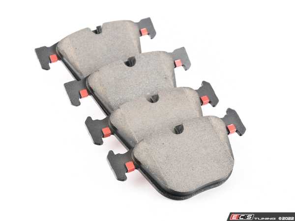 Brembo - 34216790966 - Premium NAO Ceramic Rear Brake Pad - Set