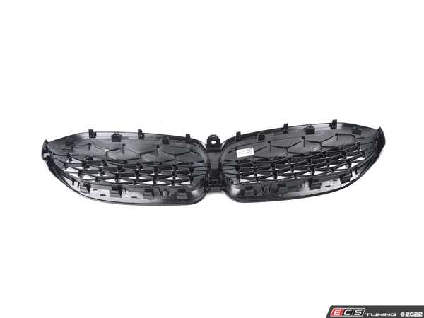 Genuine BMW - 51139448474 - Grill Front - Black (51-13-9-448-474)