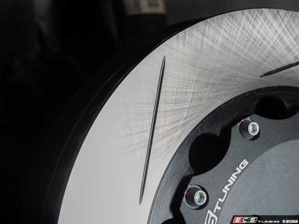ECS - 039534la01aKT1 - 8V RS3 - 2-Piece Slotted Brake Rotors - Front ...